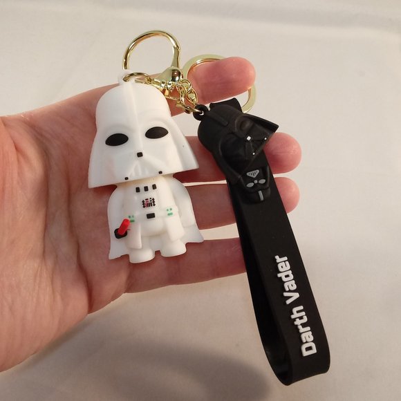 Accessories | Darth Vader White Night Star Wars Key Chain Key Ring ...